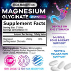 High potency magnesium bisglycinate tablets