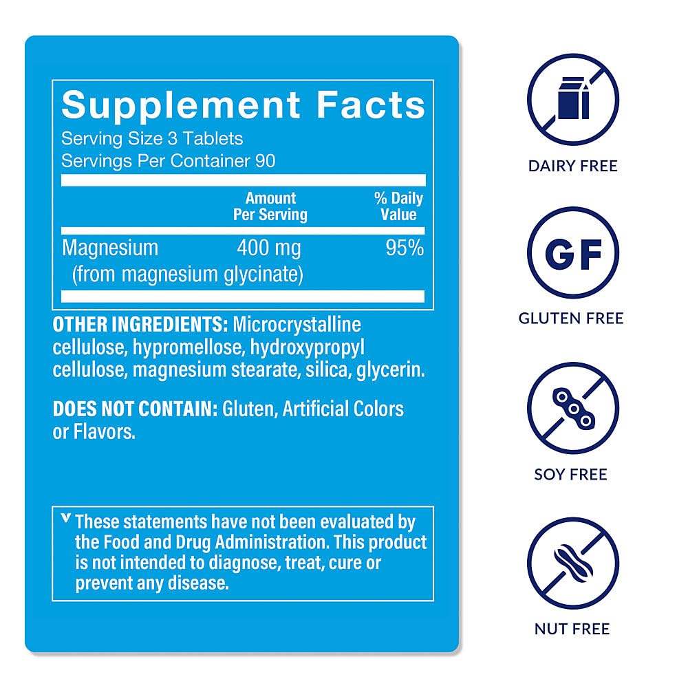 high potency magnesium bisglycinate tablets