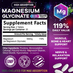 high potency magnesium bisglycinate tablets