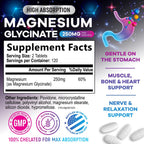 High potency magnesium bisglycinate tablets