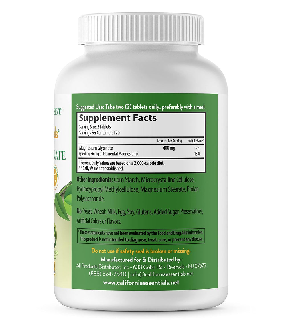high potency magnesium bisglycinate tablets