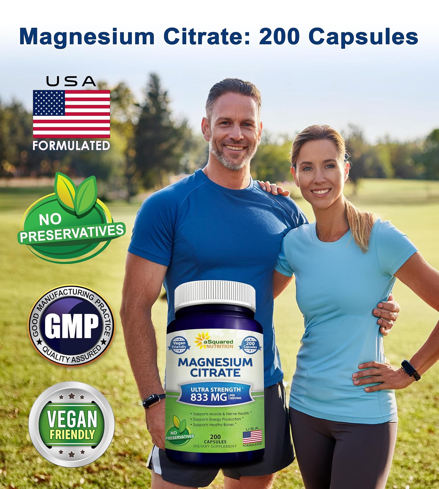 high potency magnesium capsules 833 mg