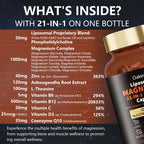 High potency magnesium capsules for sleep