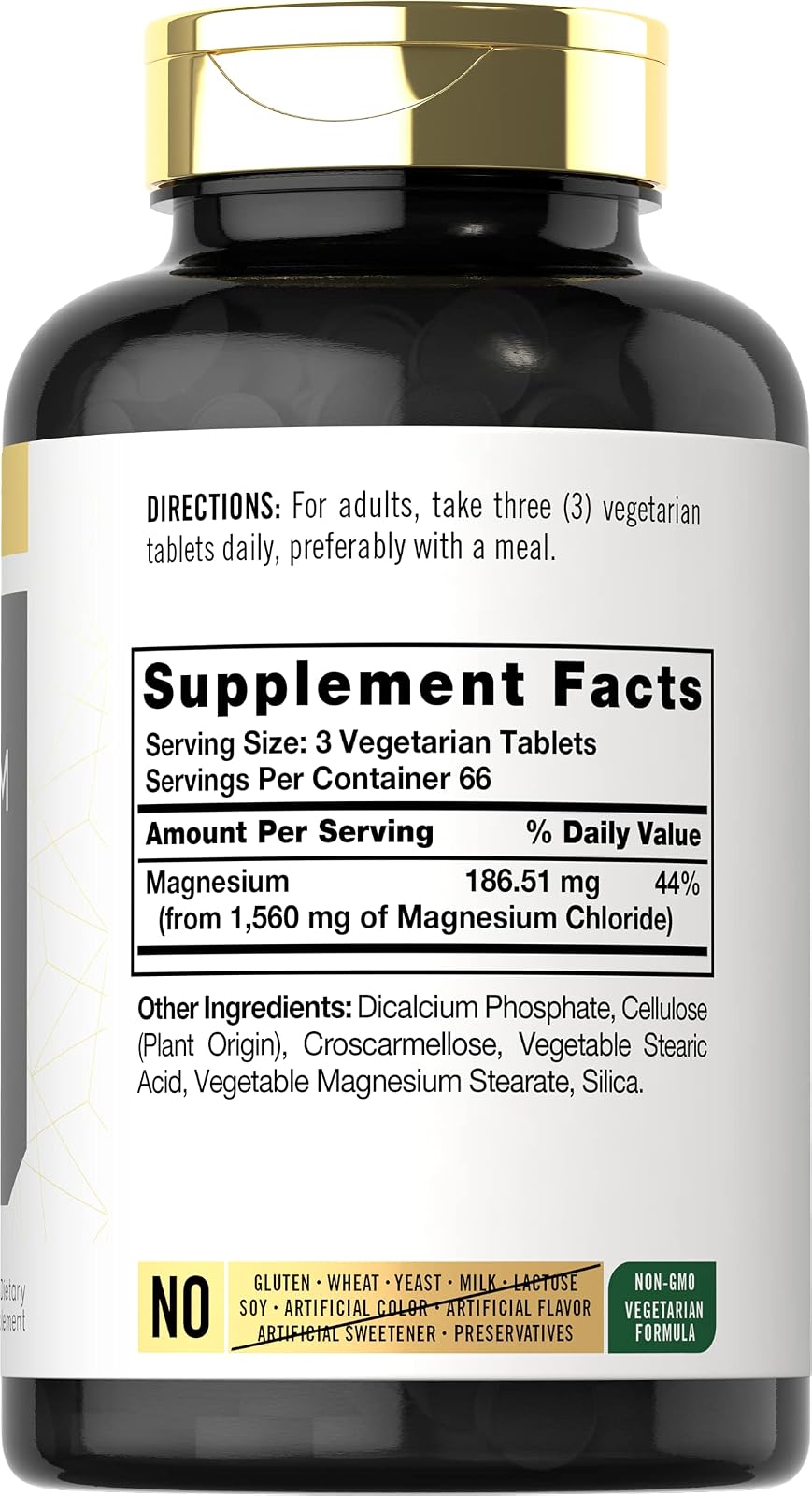 High potency magnesium chloride for muscle support