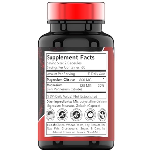 high potency magnesium citrate 800 MG