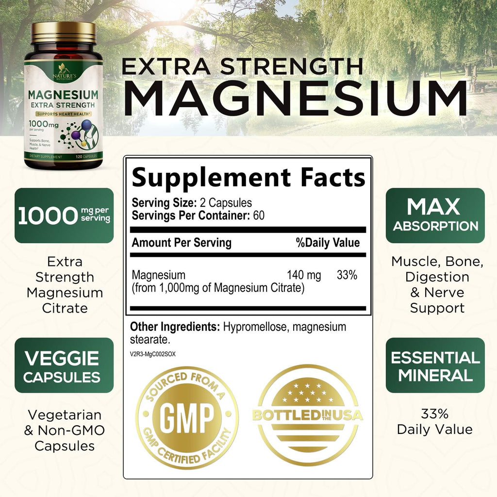 high potency magnesium citrate capsules