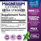 high potency magnesium citrate capsules