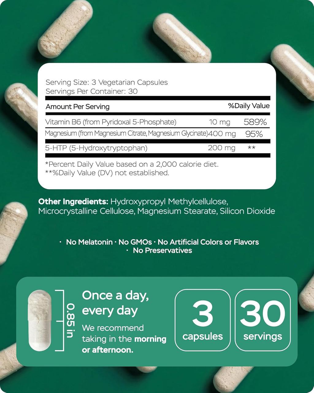 High potency magnesium complex capsules
