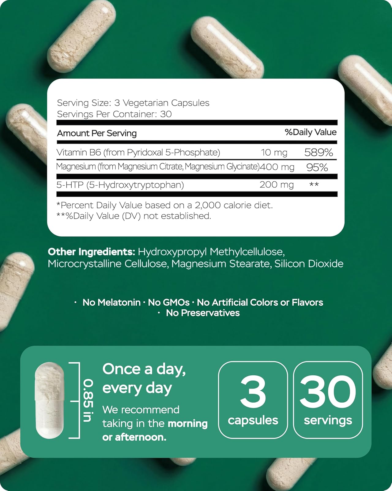 High potency magnesium complex capsules