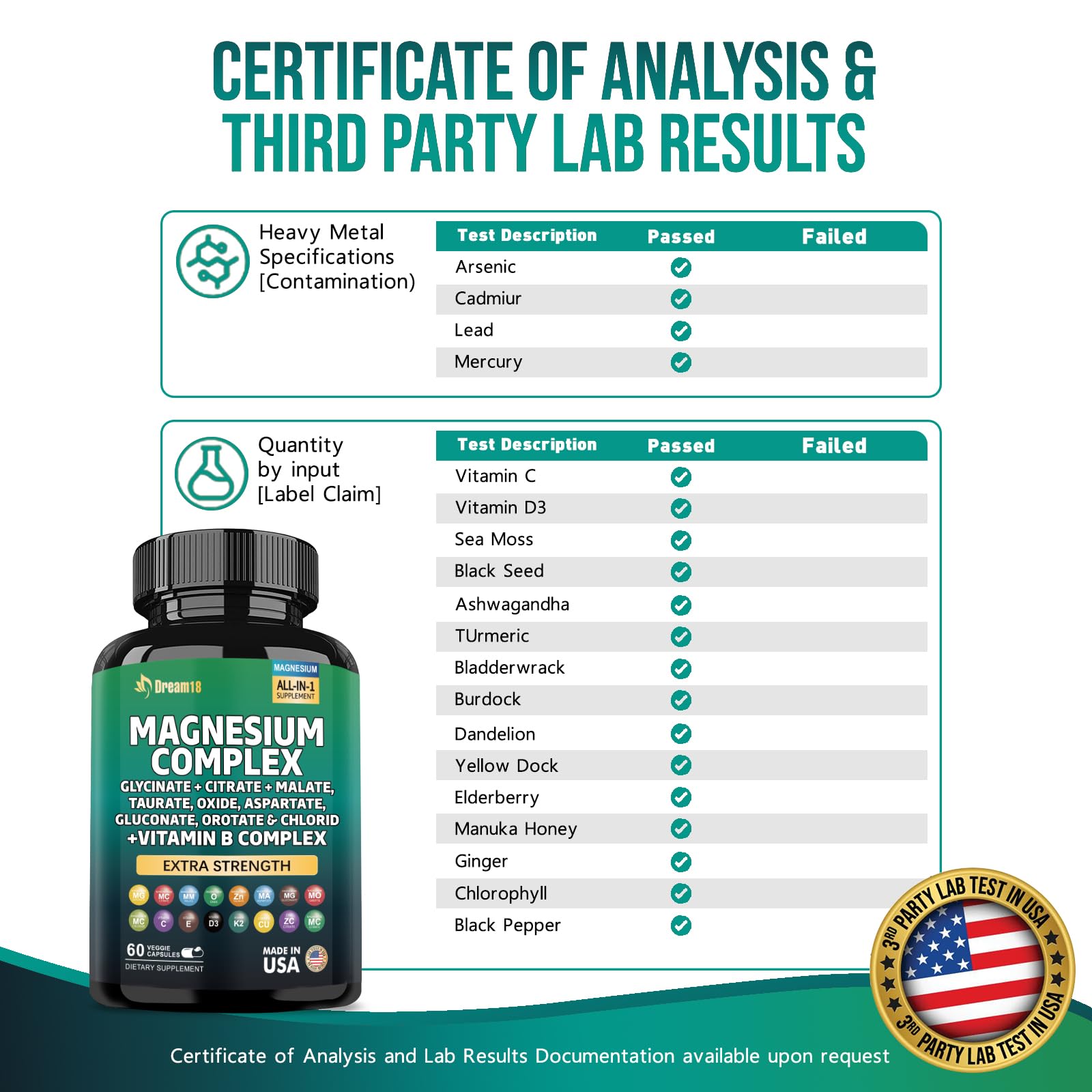 high potency magnesium complex formula