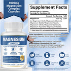 High potency Magnesium Complex supplement
