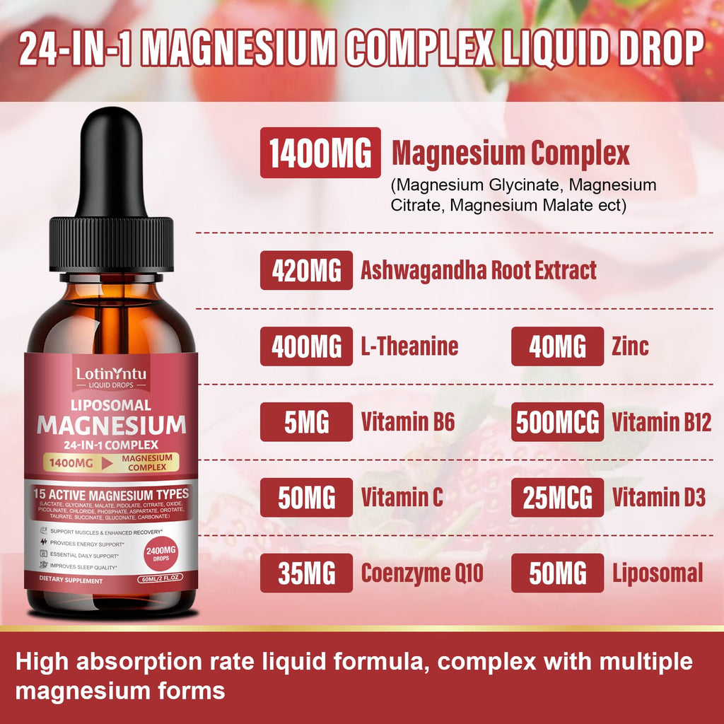 high potency magnesium drops for energy