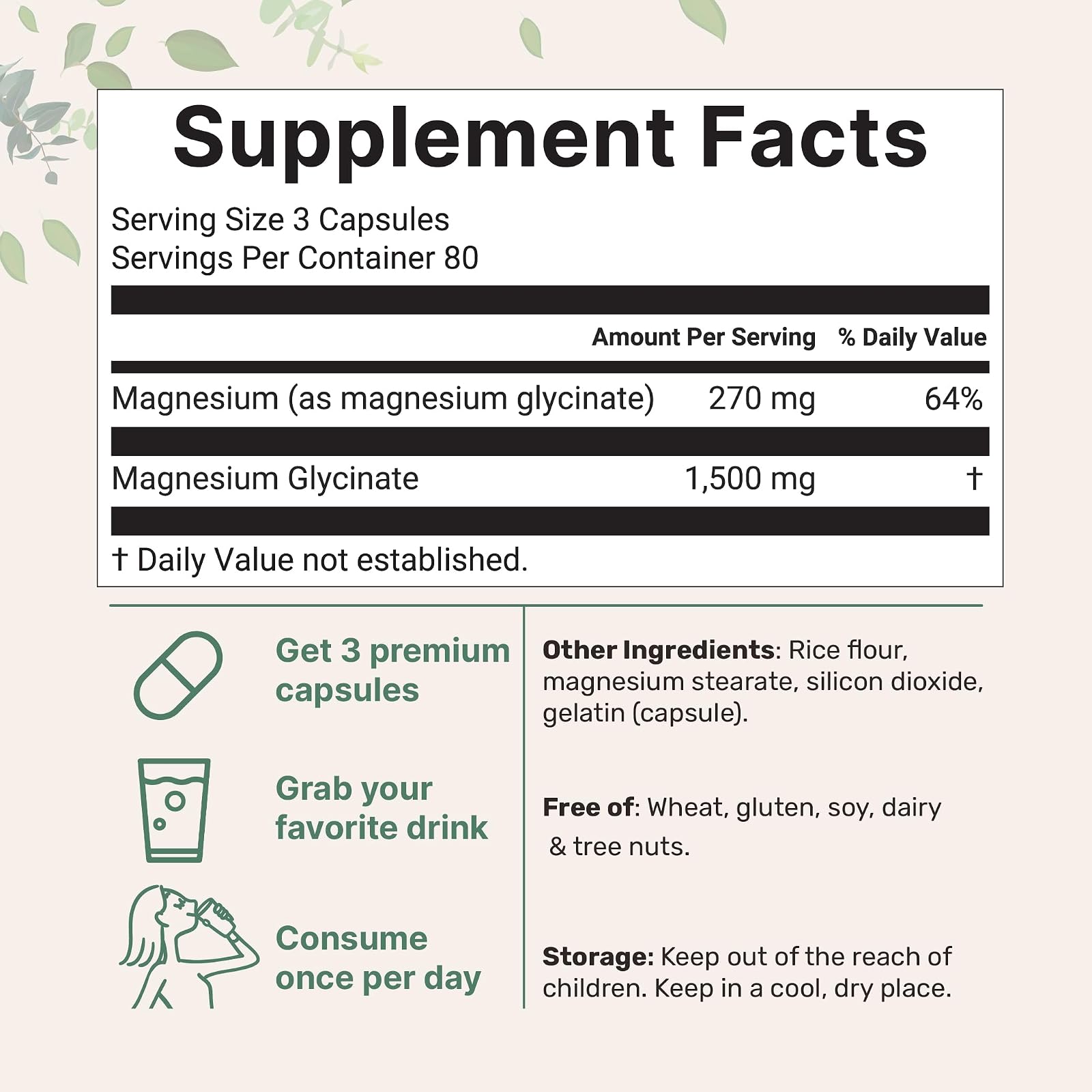 high potency magnesium for better sleep