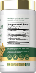 High potency magnesium for better sleep