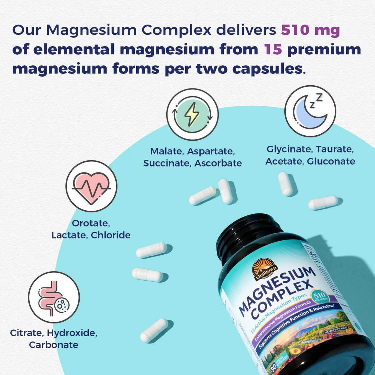 High potency magnesium for better sleep