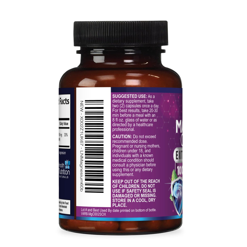 High potency Magnesium for daily wellness