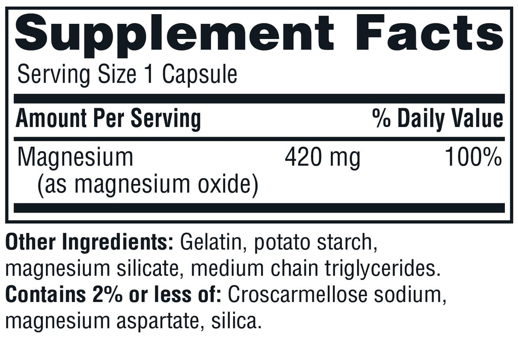 high potency magnesium for muscle support