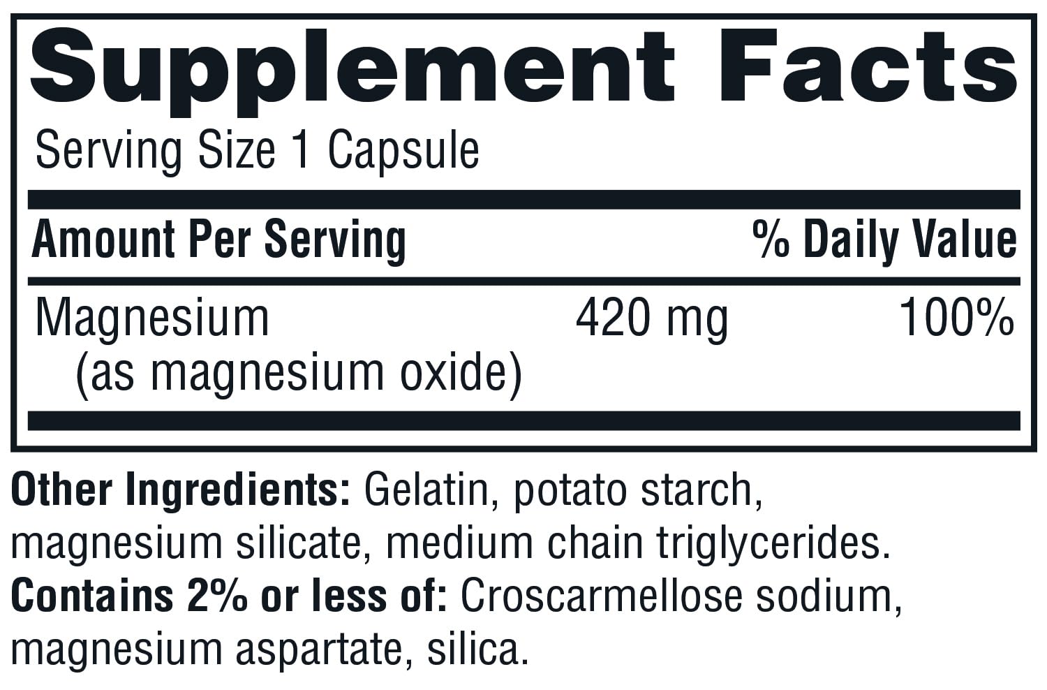 high potency magnesium for muscle support
