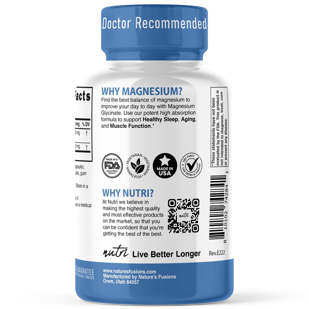 high potency magnesium for overall vitality