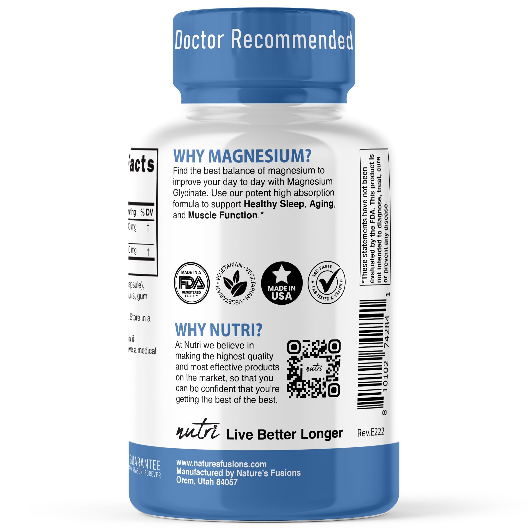 high potency magnesium for overall vitality
