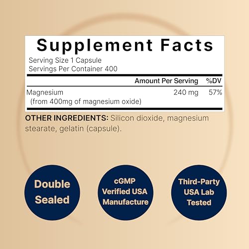 High potency magnesium for relaxation