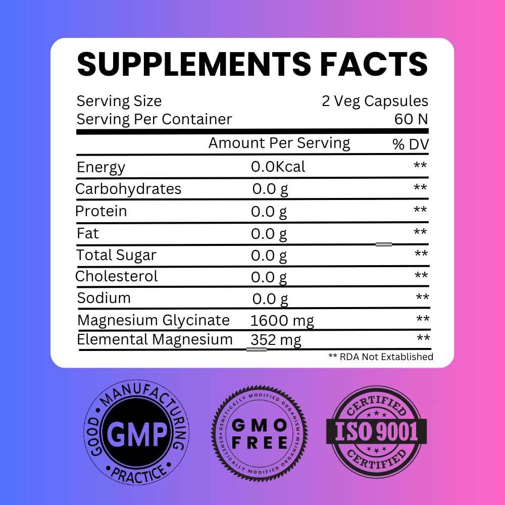 High potency magnesium for relaxation