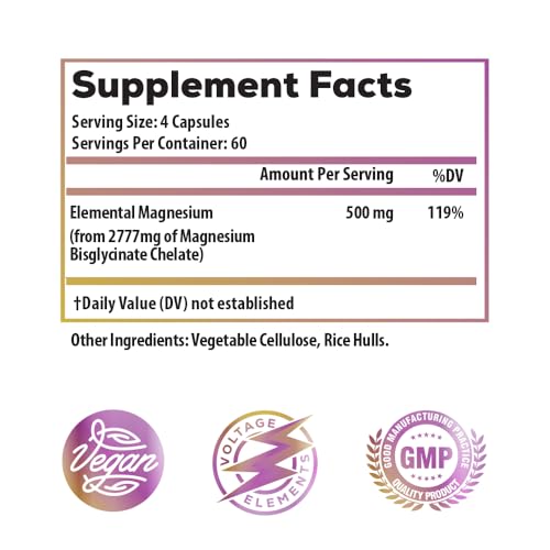 High potency magnesium for relaxation