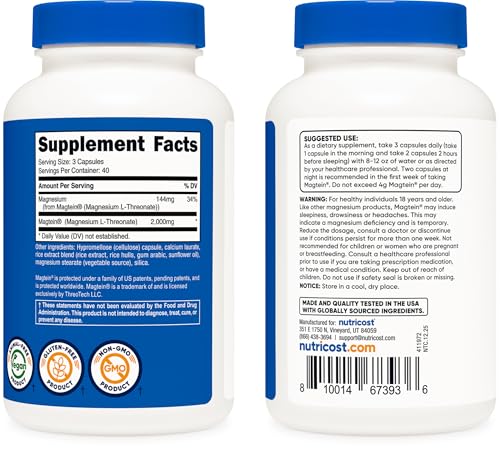 High potency magnesium for stress relief