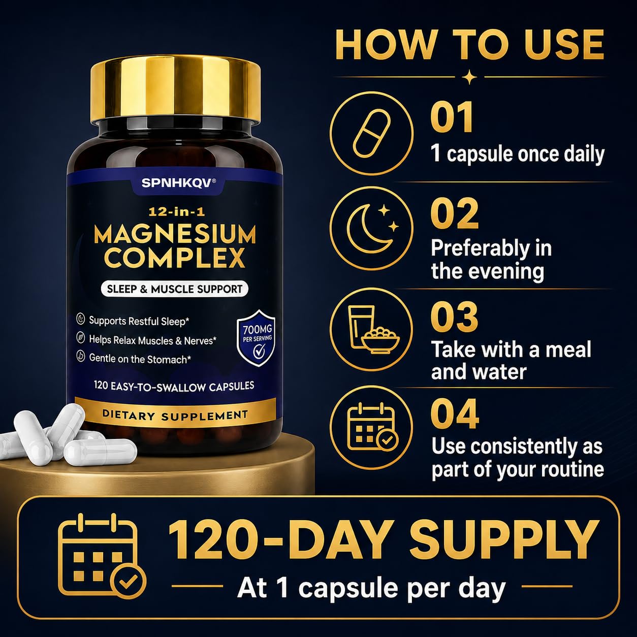 high potency magnesium for stress relief