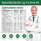 high potency magnesium glycinate 400 mg supplement