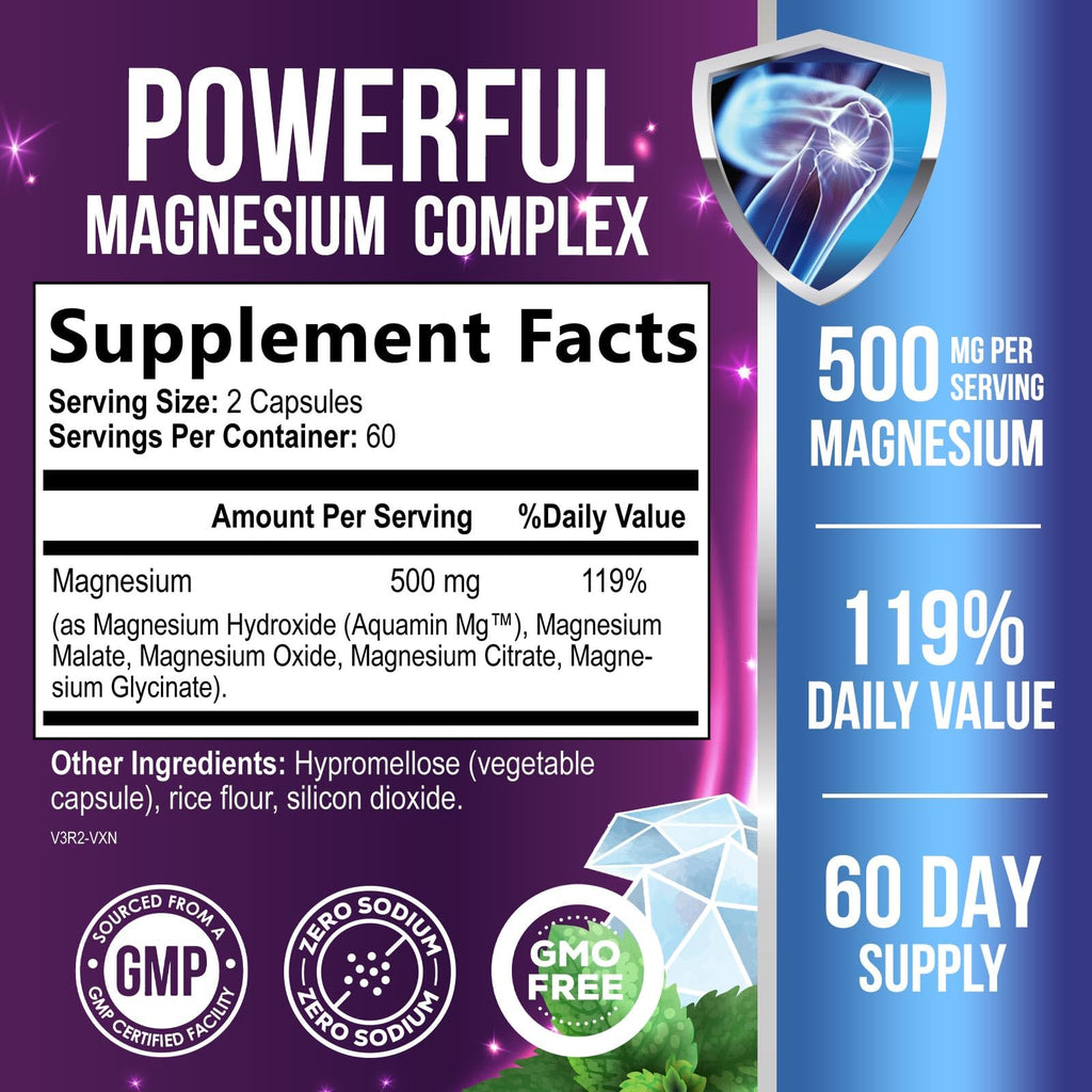 high potency magnesium glycinate capsules