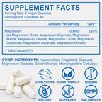 high potency magnesium glycinate capsules