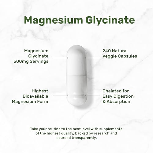 high potency magnesium glycinate capsules