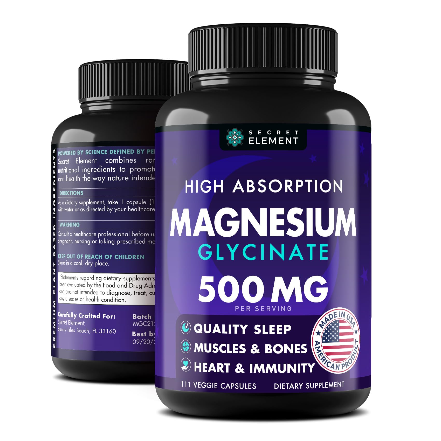 high-potency magnesium glycinate capsules