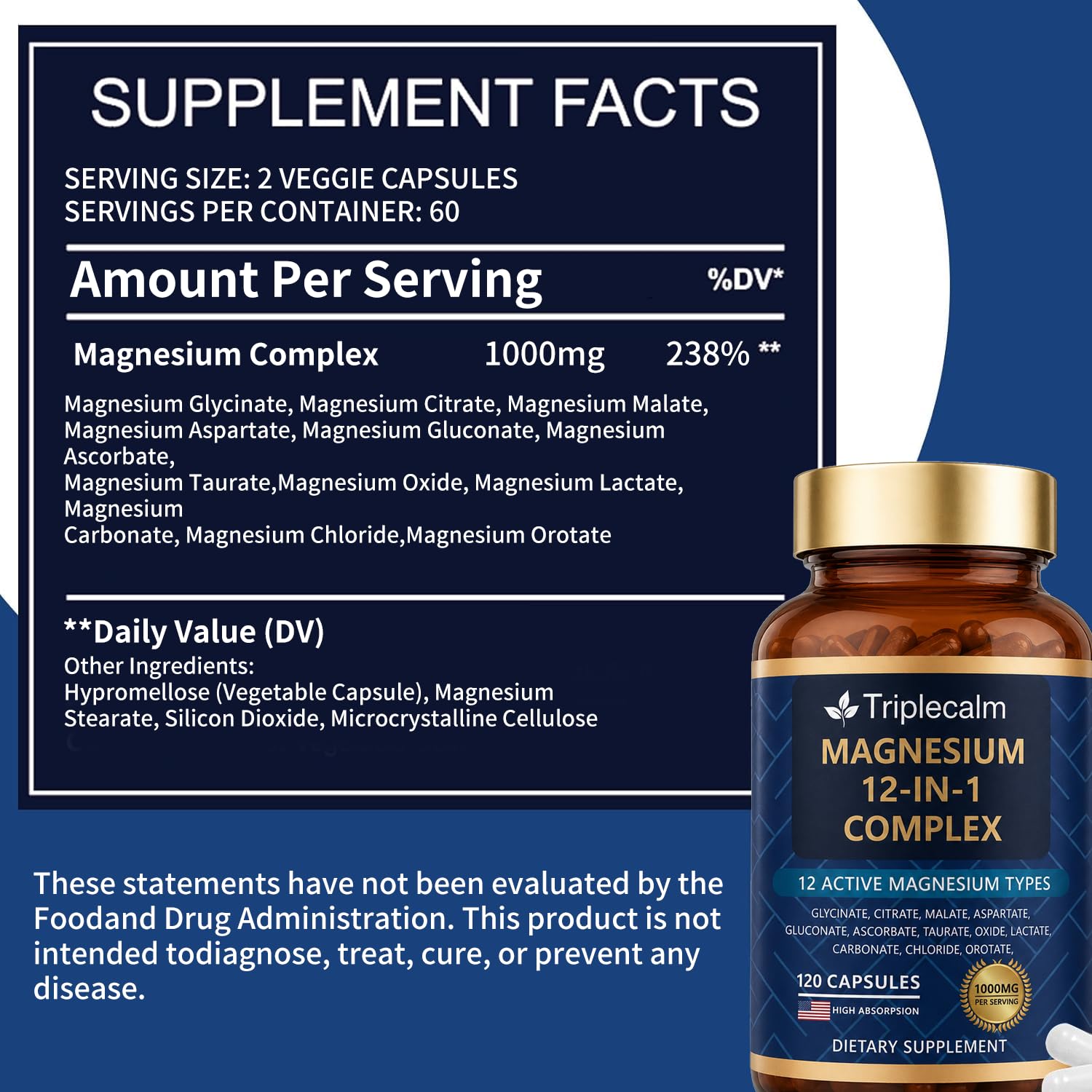 high potency magnesium glycinate capsules