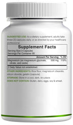 high potency magnesium glycinate capsules