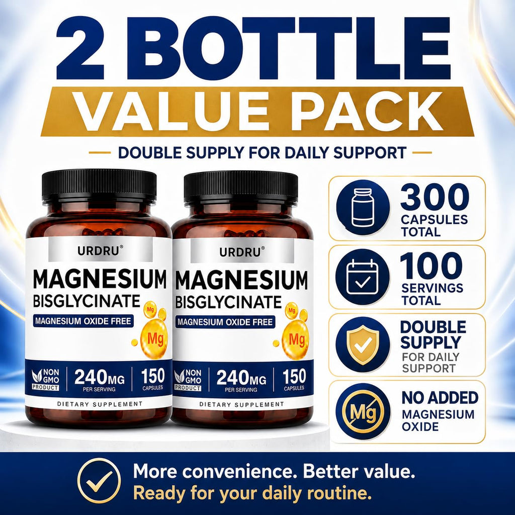 High potency Magnesium Glycinate capsules