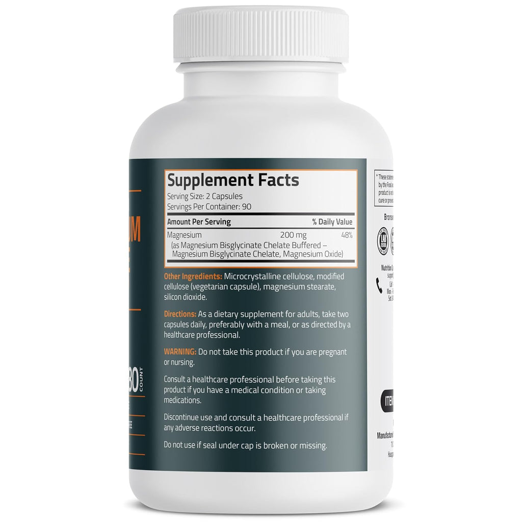 High potency magnesium glycinate capsules