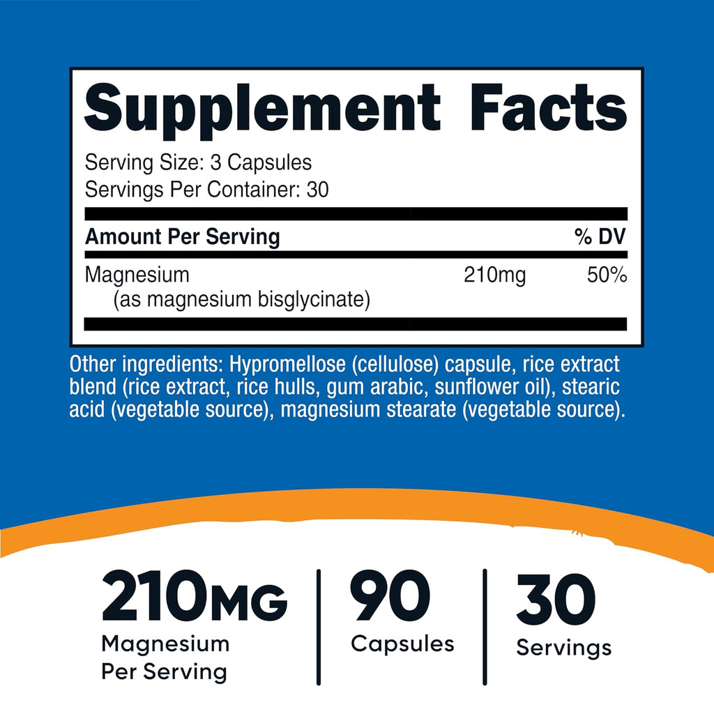 High potency magnesium glycinate for better sleep