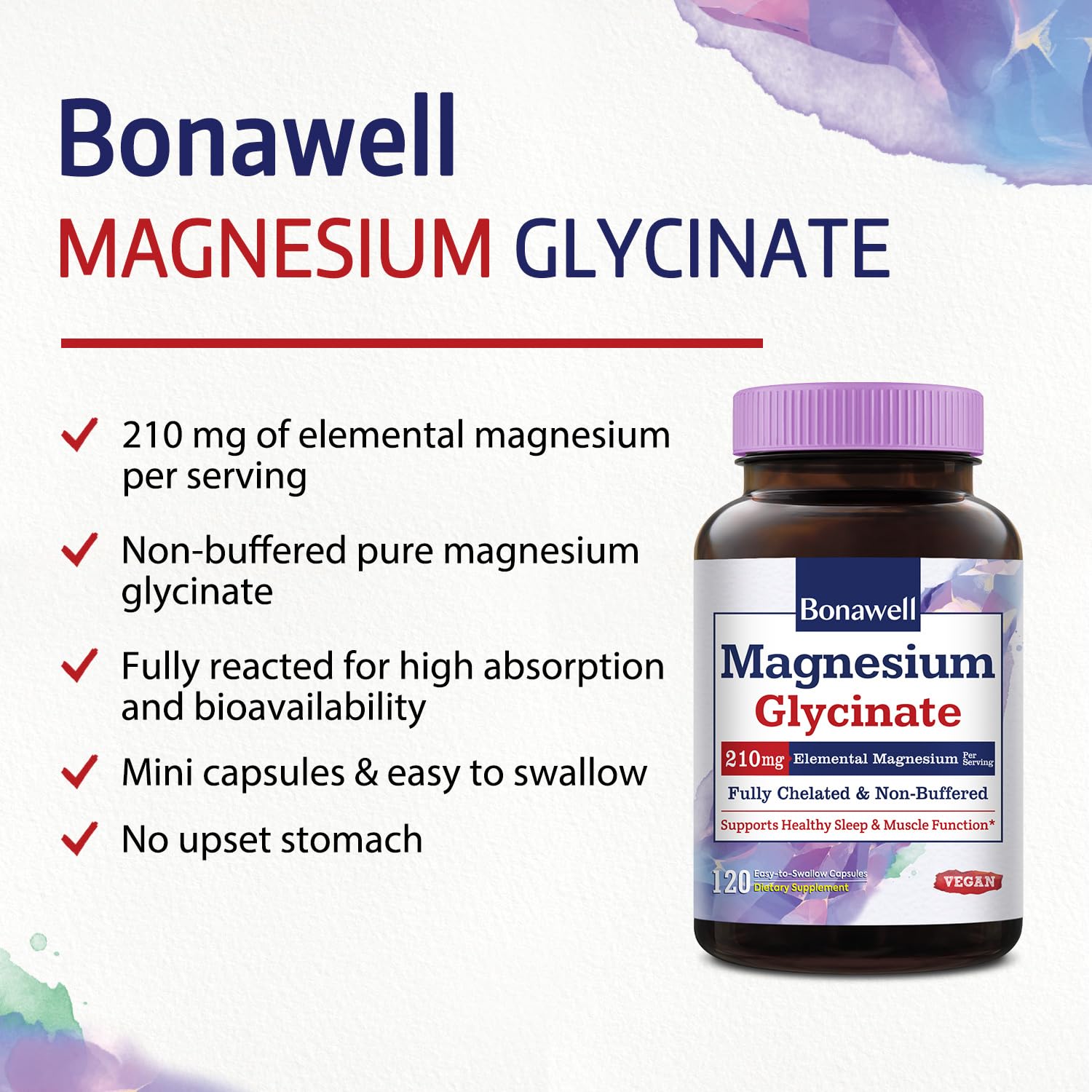 high potency magnesium glycinate for stress relief