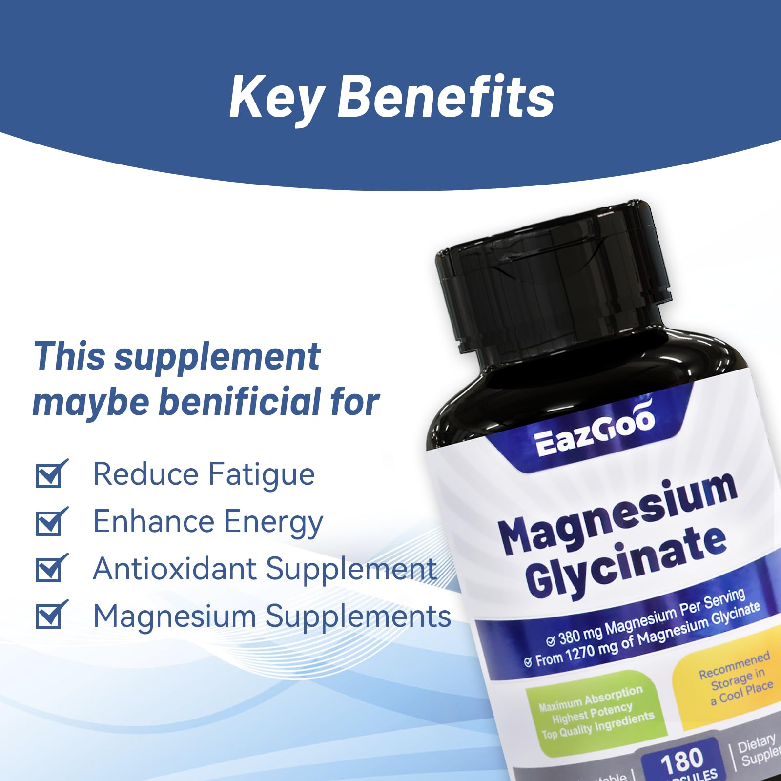 High potency magnesium glycinate formula