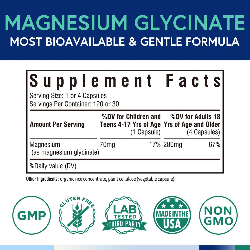 high potency magnesium glycinate formula