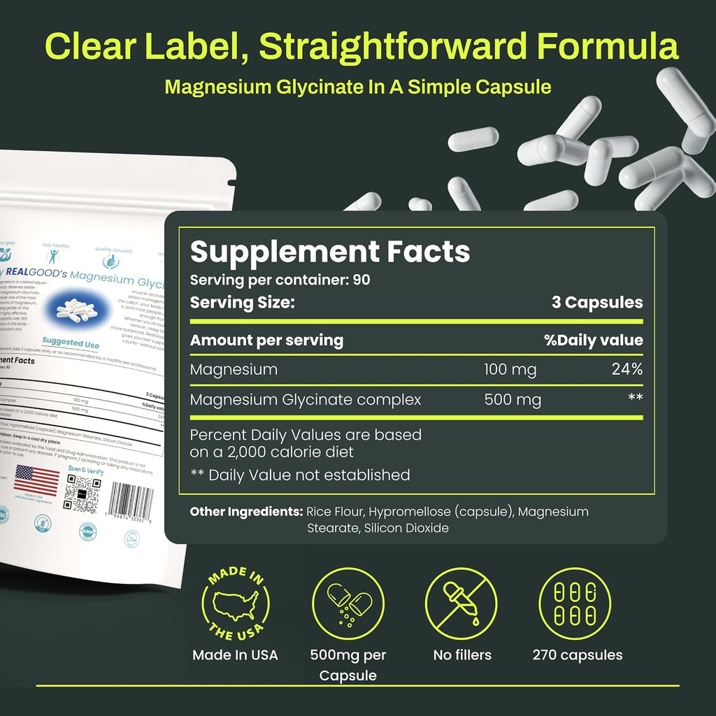 high potency magnesium glycinate supplement