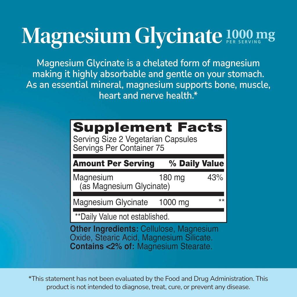 high potency magnesium glycinate supplement