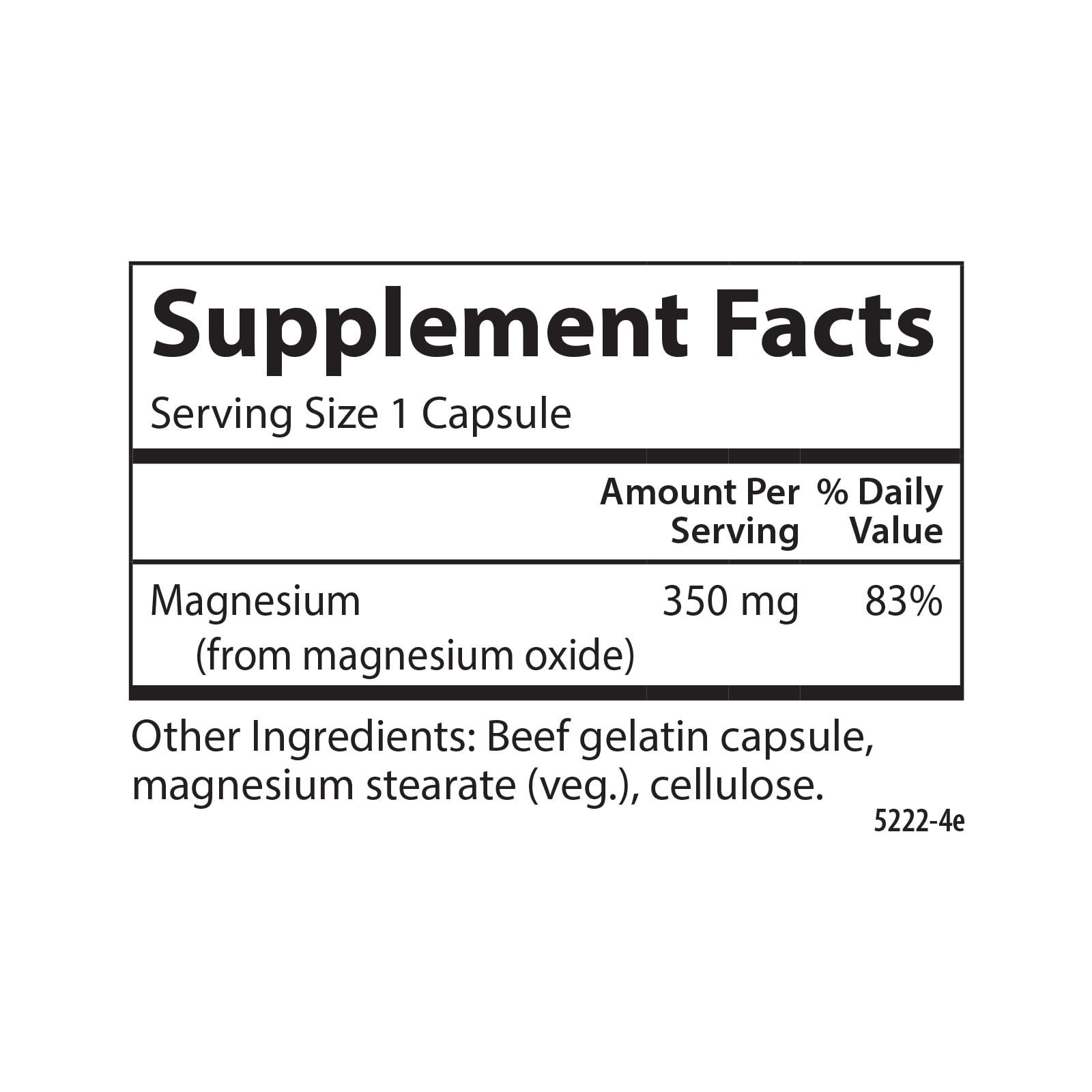 high potency magnesium glycinate supplement