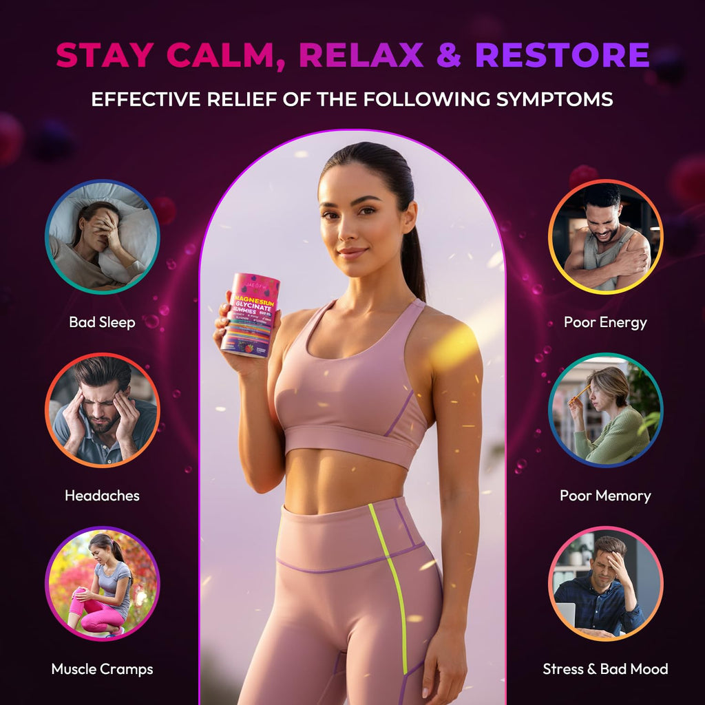 High potency magnesium gummies for sleep