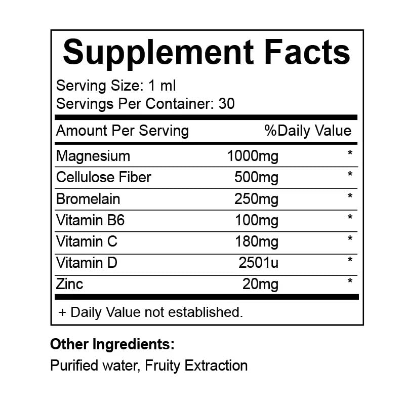 high potency magnesium liquid formula