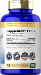 High potency magnesium malate caplets