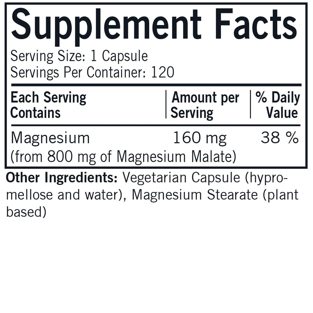 high potency magnesium malate supplement