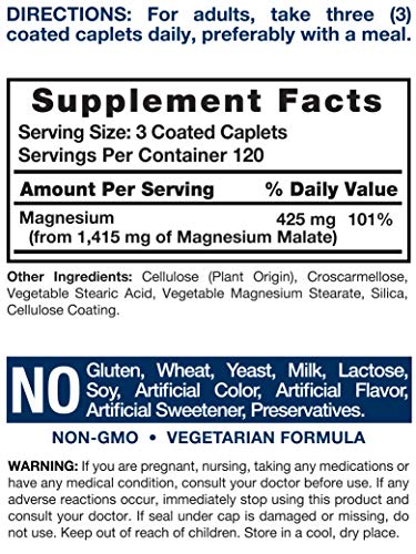 High potency magnesium malate